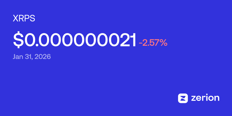 Xrp Stars Price Chart (XRPS)