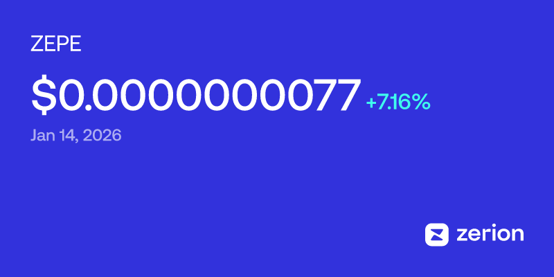 ZEPE Price Chart (ZEPE)
